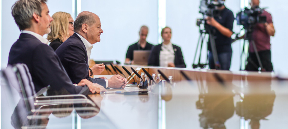 Olaf Scholz auf der Sommer-Pressekonferenz: Der Konsens ist ein guter Weg