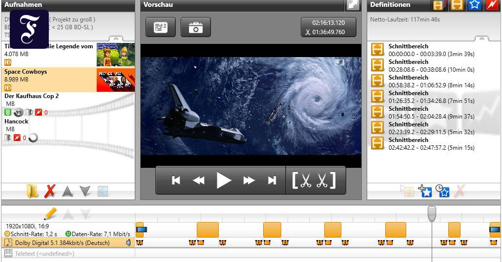 Schnitt-Software DVR-Studio HD im Test