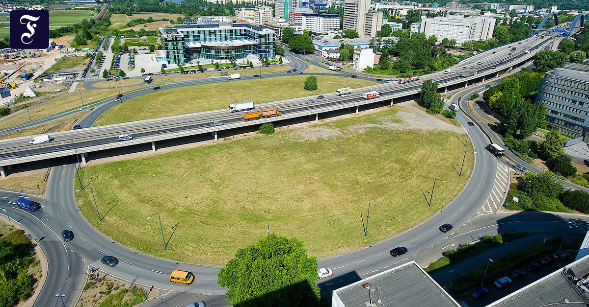 Der Offenbacher Kaiserlei-Kreisel wird umgebaut