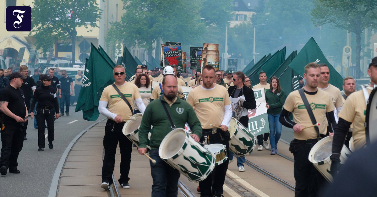 Nazi-Demo: 12.700 gewaltsame Rechtsextremisten in Deutschland