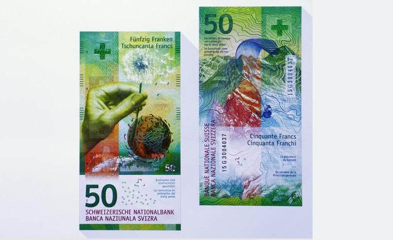 Bild zu: Schweiz mit neuen Geldscheinen: 50-Franken-Schein zuerst ...