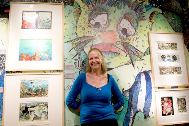 Cornelia Funke-Ausstellung: Die wilden Märchenhelden malt sie selbst