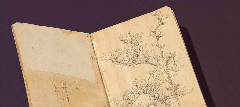 Caspar David Friedrich: Karlsruher Skizzenbuch wird versteigert