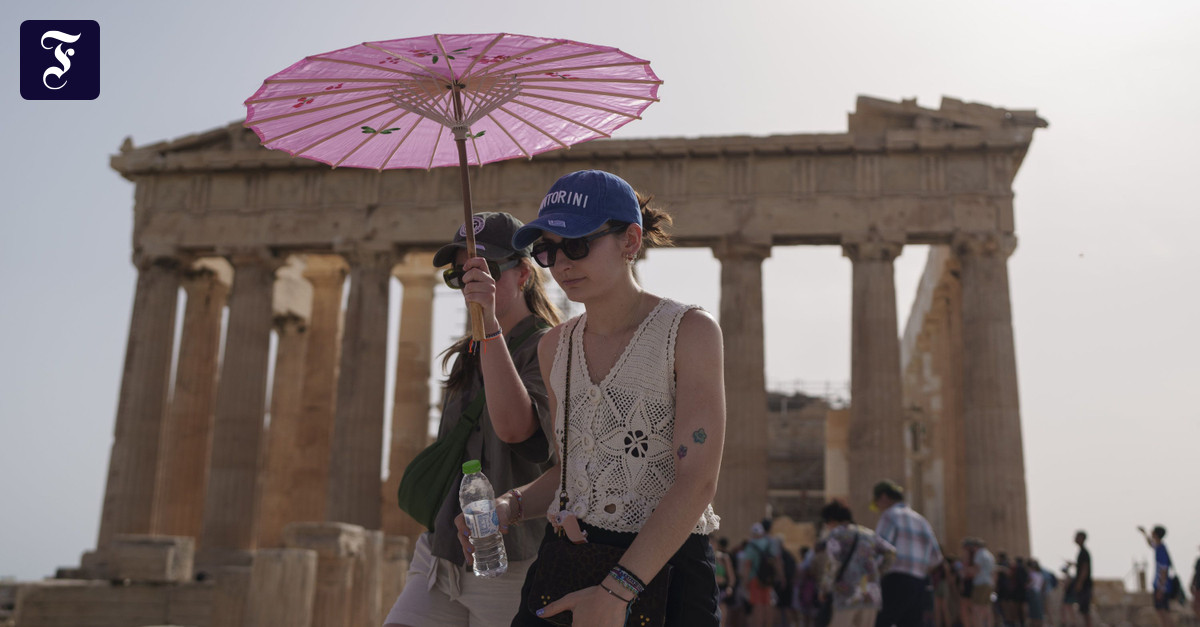 Extremwetter in Griechenland: Akropolis wegen Hitzewelle gesperrt