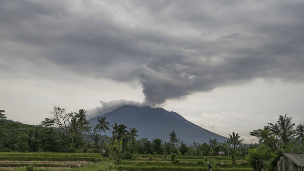 Mount Agung: Ascheregen auf Bali