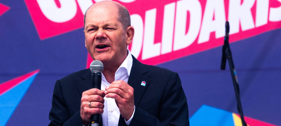 Olaf Scholz in Koblenz: Der Kanzler schmäht das Deutsche Eck