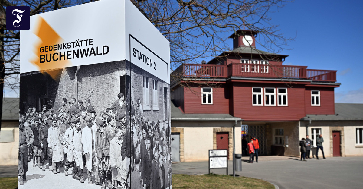 Hakenkreuz-Schmierereien auf Gelände der KZ-Gedenkstätte Buchenwald