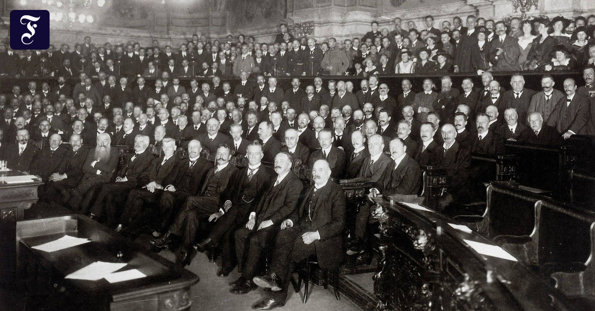 Vor 100 Jahren rief der Reichsrat „Deutschösterreich“ ins Leben