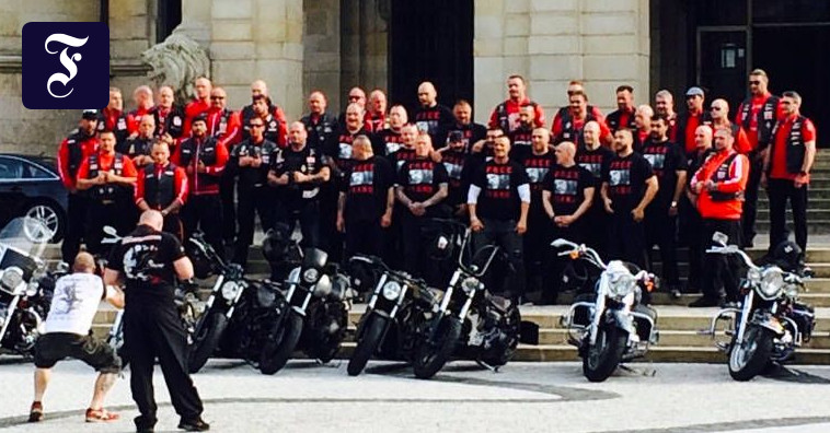 Hells Angels in Hannover warten auf Frank Hanebuth