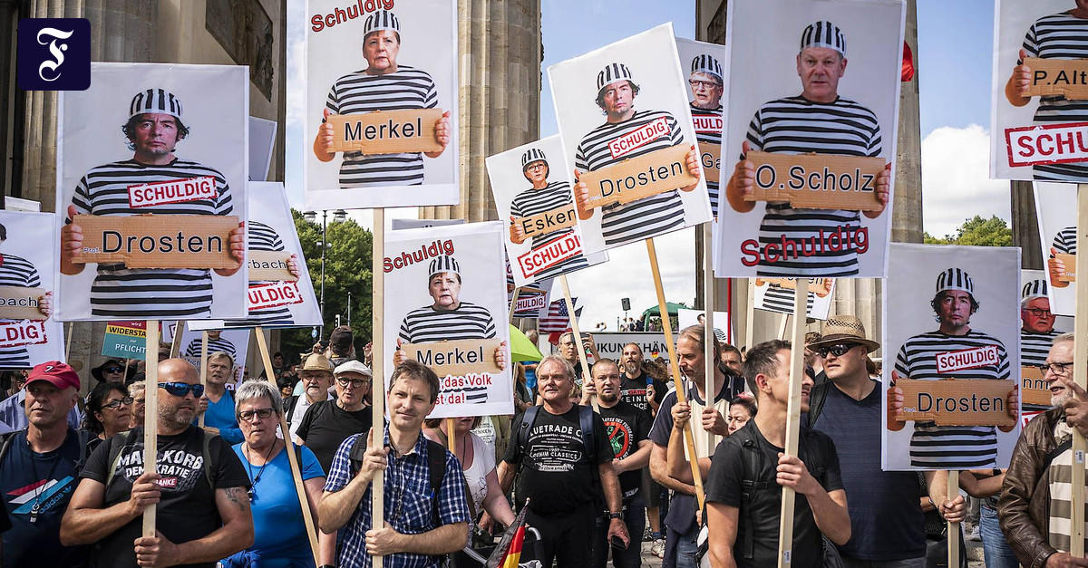 „Querdenken“-Demonstration: Mitläufer kennen die Richtung