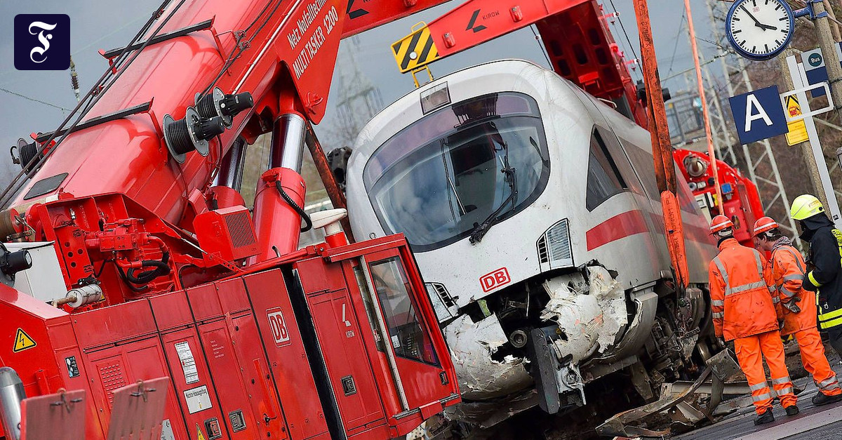 Millionenschaden in Frankfurt: Ermittler: Signalfehler nicht schuld an ICE-Unfall
