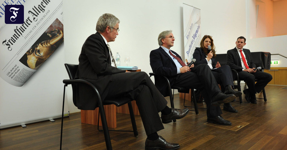 F.A.Z.-Forum: Differenzen zwischen Müller und Gerich eher gering