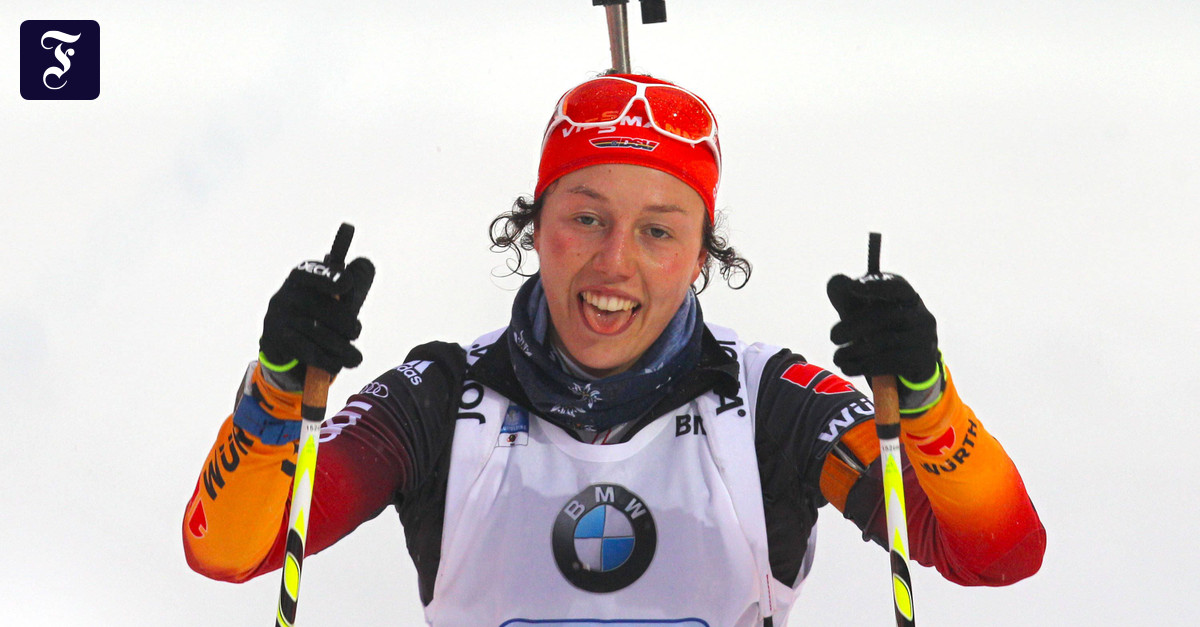 Biathlon: Die coole Laura - Sport - FAZ