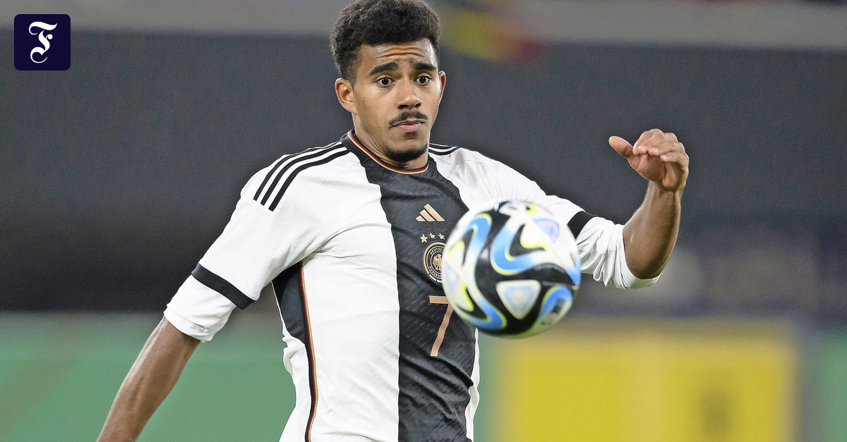 Ansgar Knauff de l'Eintracht Francfort satisfait des juniors de la DFB ...