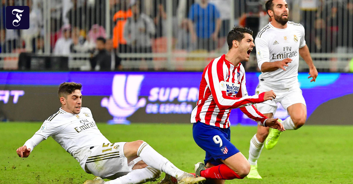 Supercup: Real Madrids Valverde für Foul und Rote Karte bejubelt