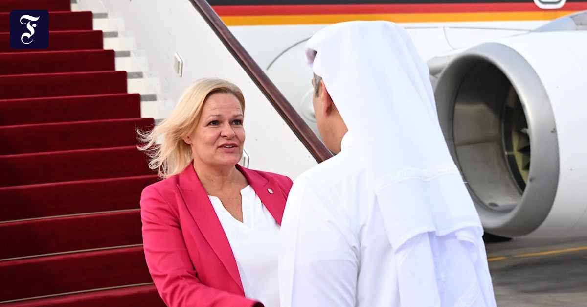 Nancy Faeser über Fußball-WM in Qatar und Safe Sport