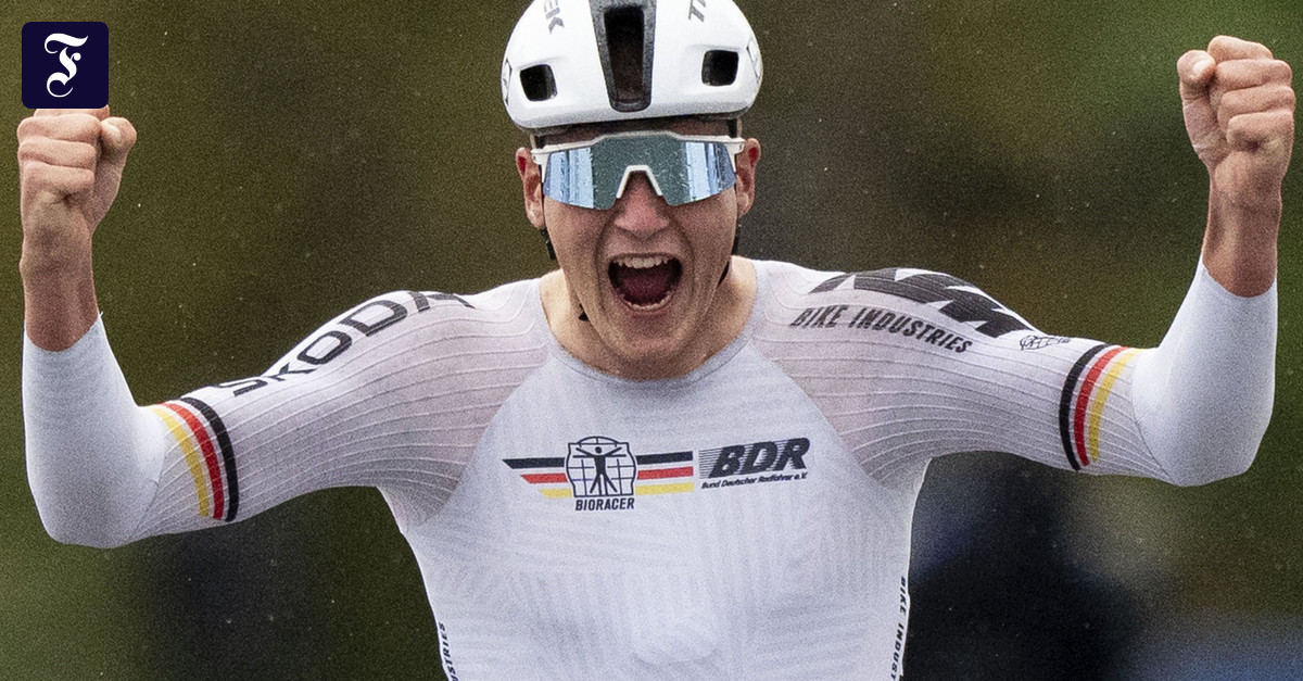 Sieg im Schlussspurt: Niklas Behrens wird bei Rad-WM U-23-Weltmeister