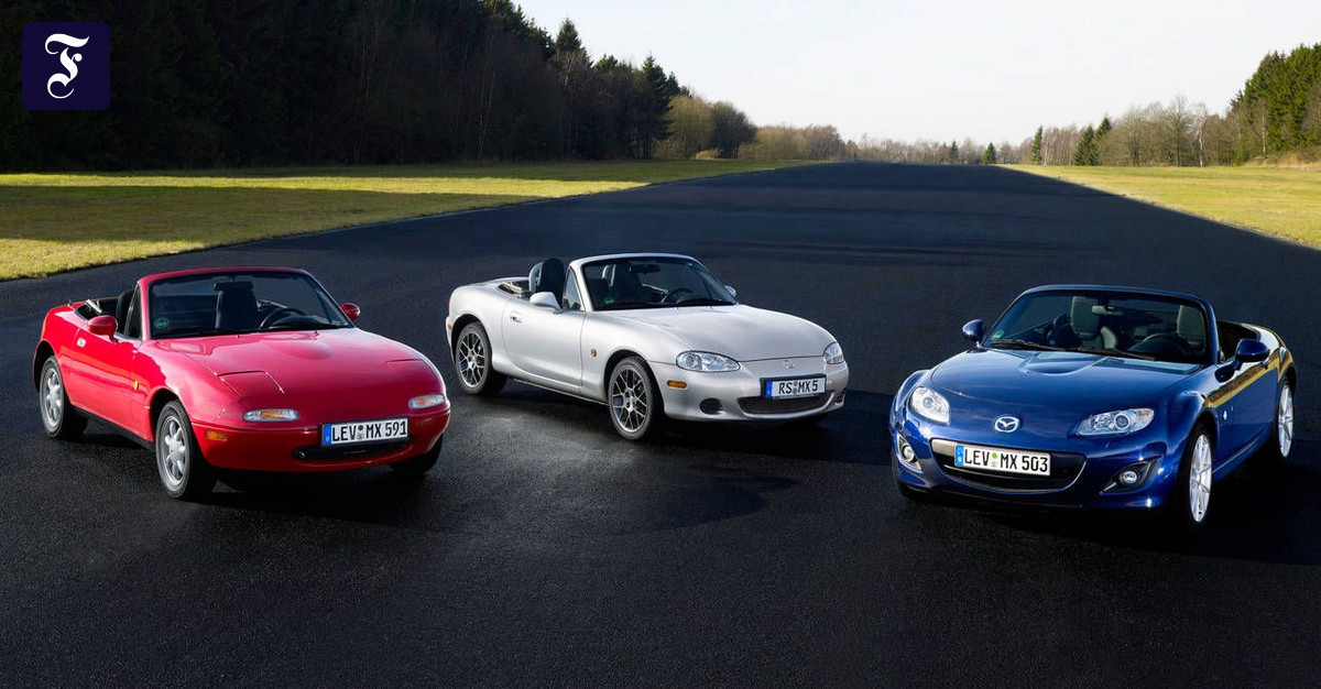 25 Jahre Mazda MX-5: Es bleibt doch eine junge Liebe