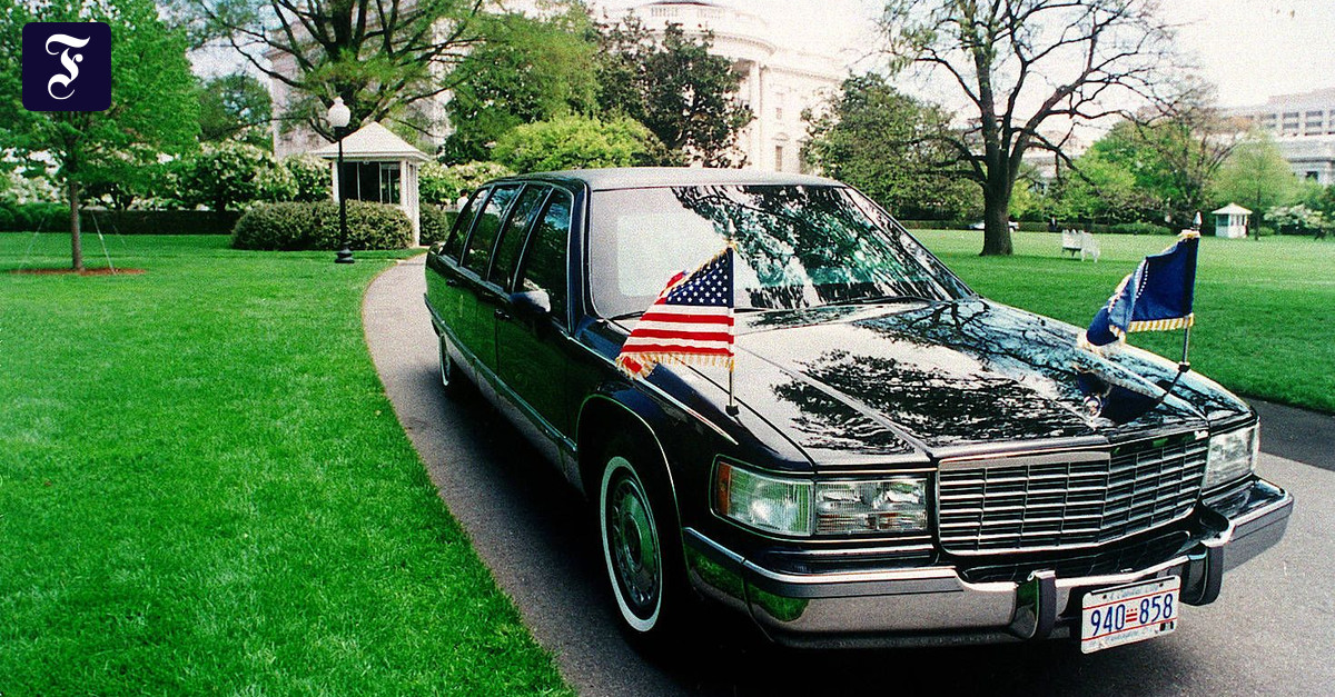 Ein neuer Cadillac für Donald Trump im Weißen Haus