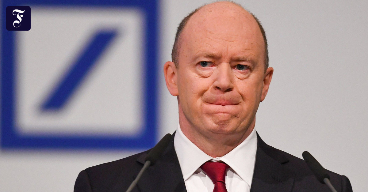 John Cryan: Deutsche Bank will keine Staatshilfe