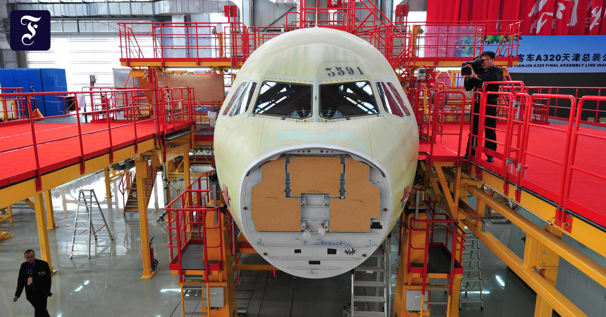 Luftfahrtindustrie: Airbus hofft auf Großbestellung während Merkels ...