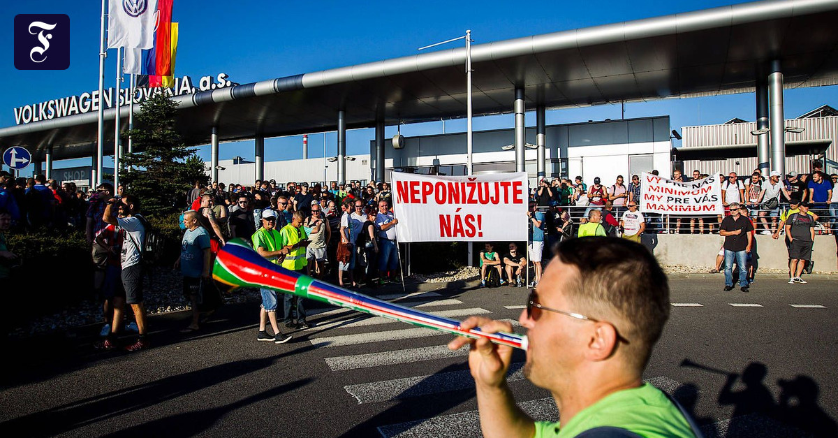 Volkswagen: VW-Beschäftigte beenden Streik in der Slowakei