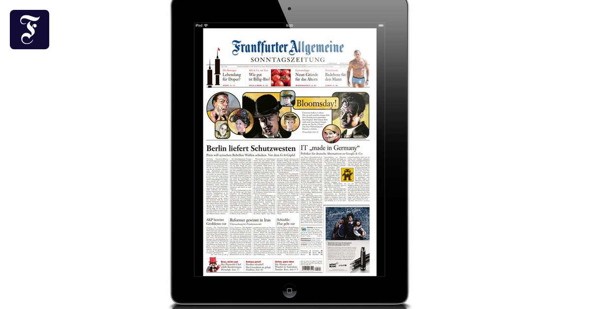 F.A.S.-App: F.A.S. Die Sonntagszeitung für das iPad - F.A.Z.-Apps - FAZ