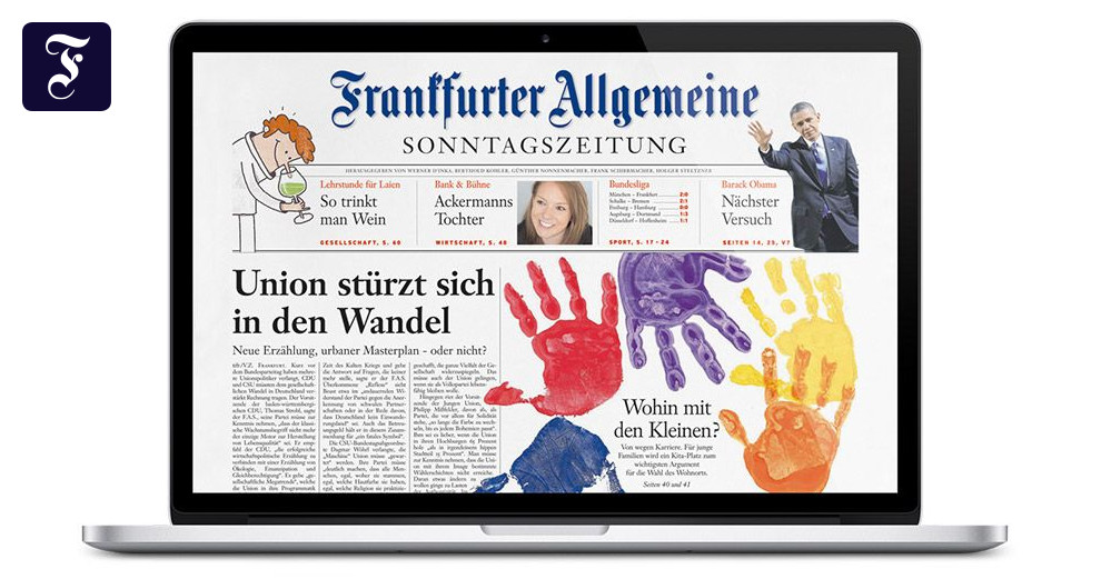 Lesen Sie das E-Paper der F.A.Z. 14 Tage gratis | FAZ