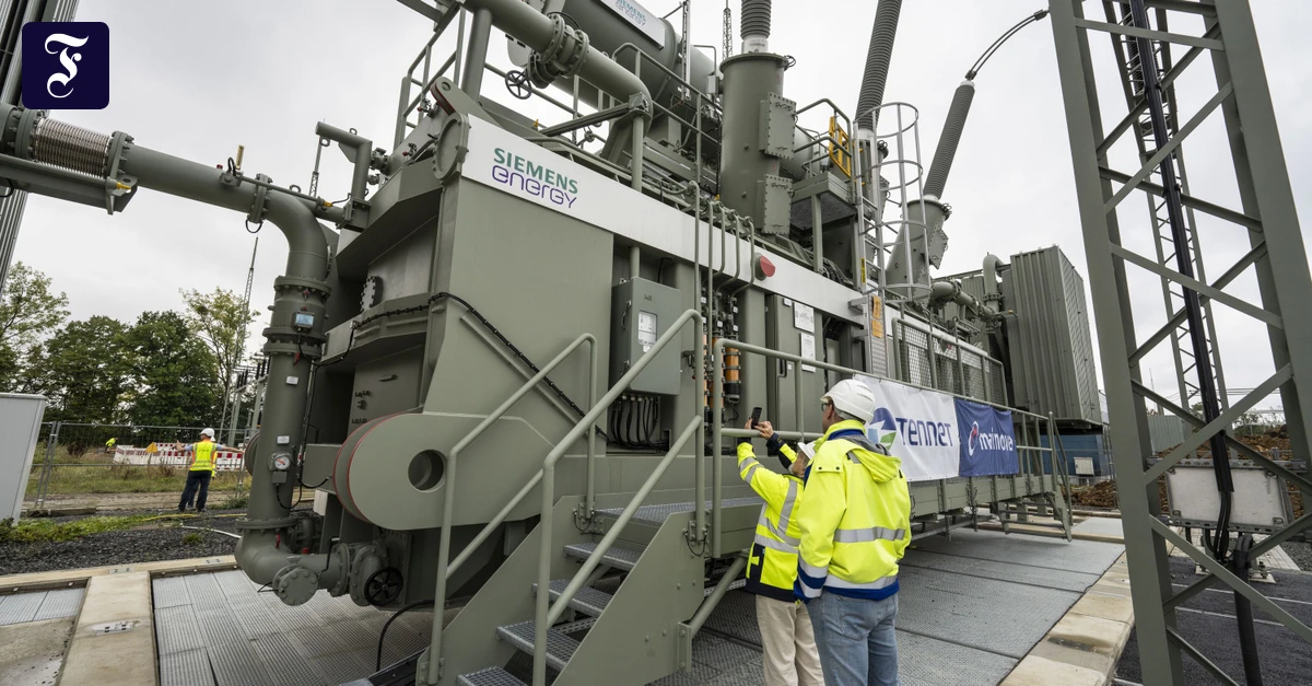 Stromversorgung für Frankfurt: Schwere Technik gegen Engpässe | FAZ