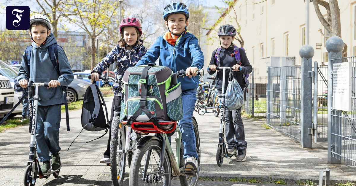 Aktion gegen Elterntaxis: Mainzer Schule belohnt autofreien Schulweg | FAZ