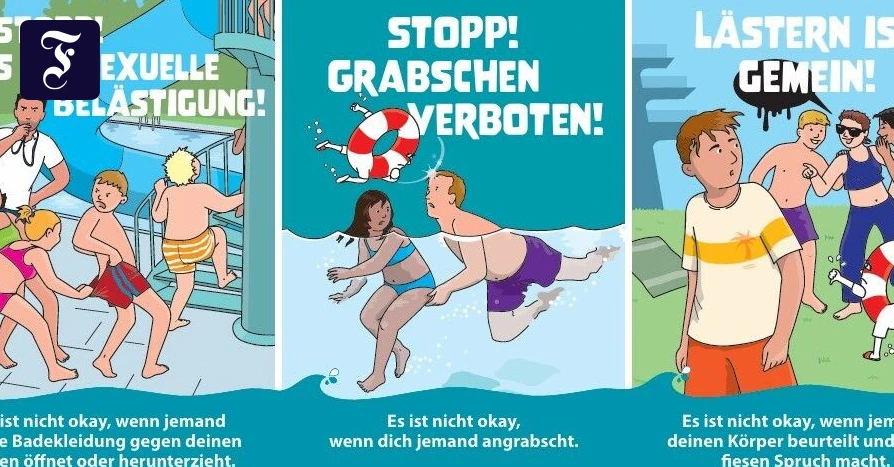 Kritik an Plakat zu sexueller Belästigung: Büren verteidigt Freibad ...