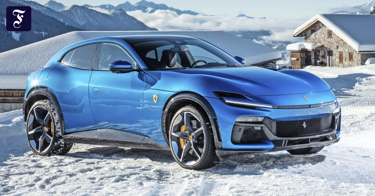 Auf einen Ferrari Purosangue mit Technik & Motor | FAZ