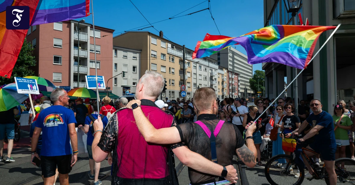 So feierten Tausende den CSD in Frankfurt am Wochenende | FAZ