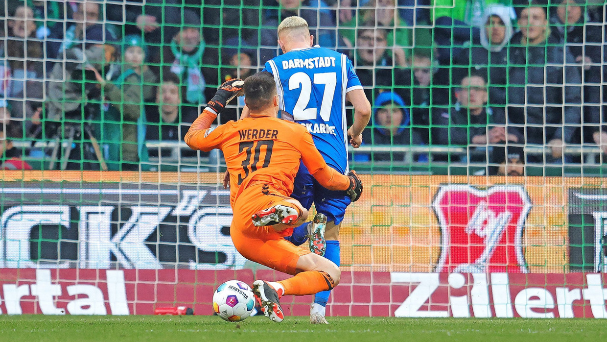 Werder Bremen will trotz 1:1 gegen SV Darmstadt 98 in Europapokal