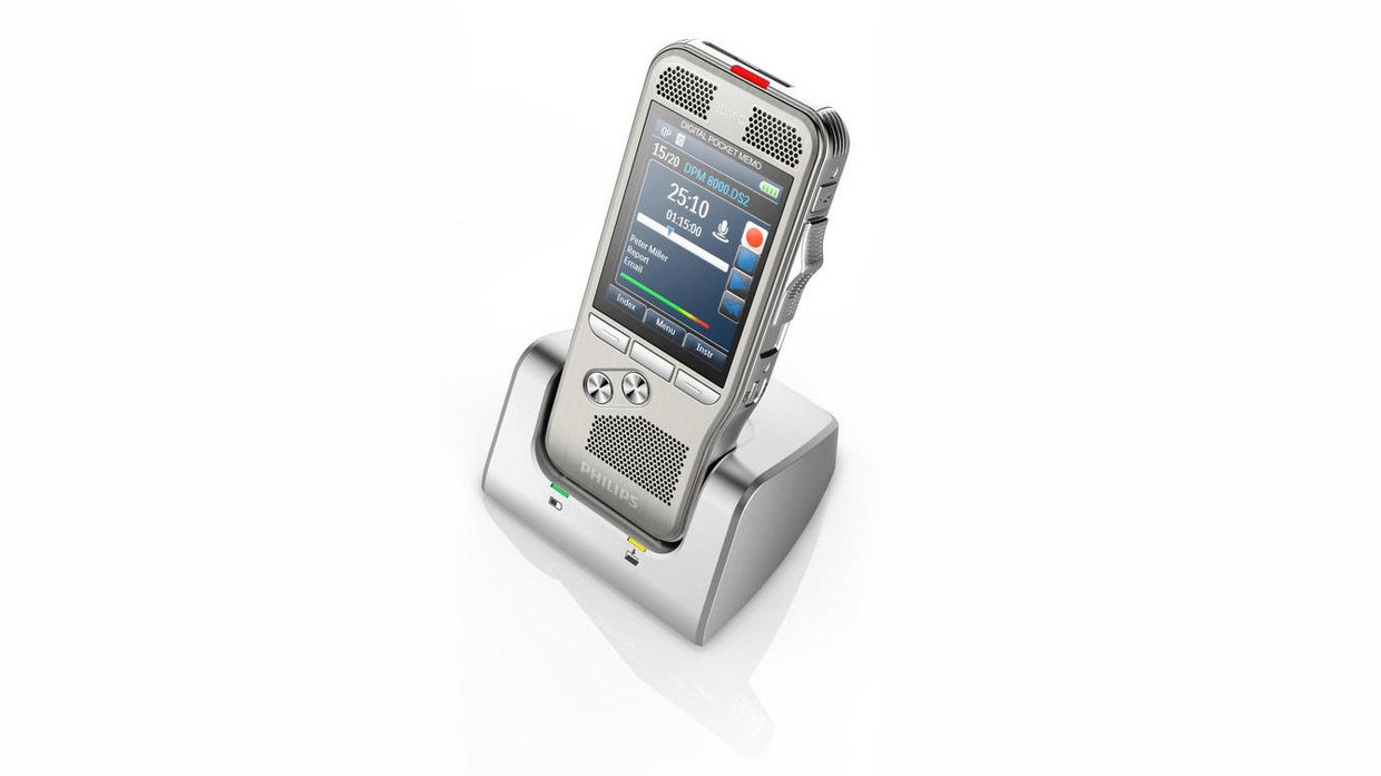 Diktiergerät Philips DPM 8000: Schlank, schön und schlau