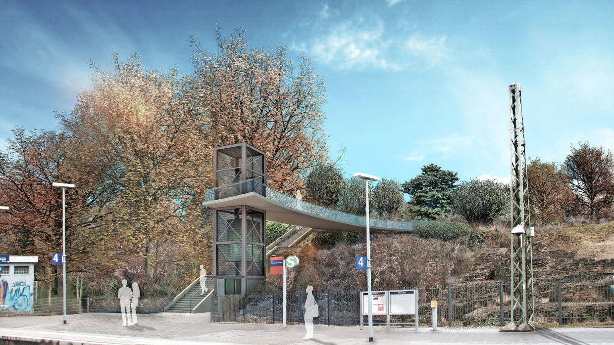 Stadt will barrierefreien Zugang zum Bahnhof „Römisches Theater“ | FAZ