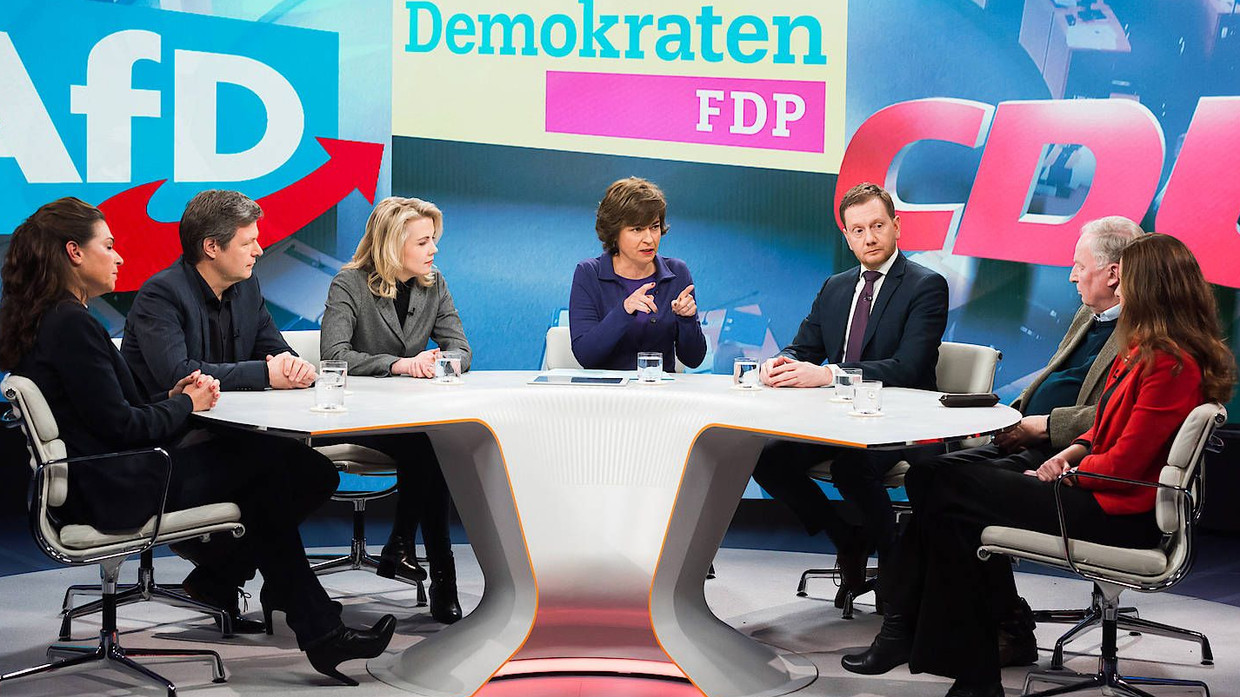 Kritik: Maybrit Illner, Habeck und Gauland zu Thüringen