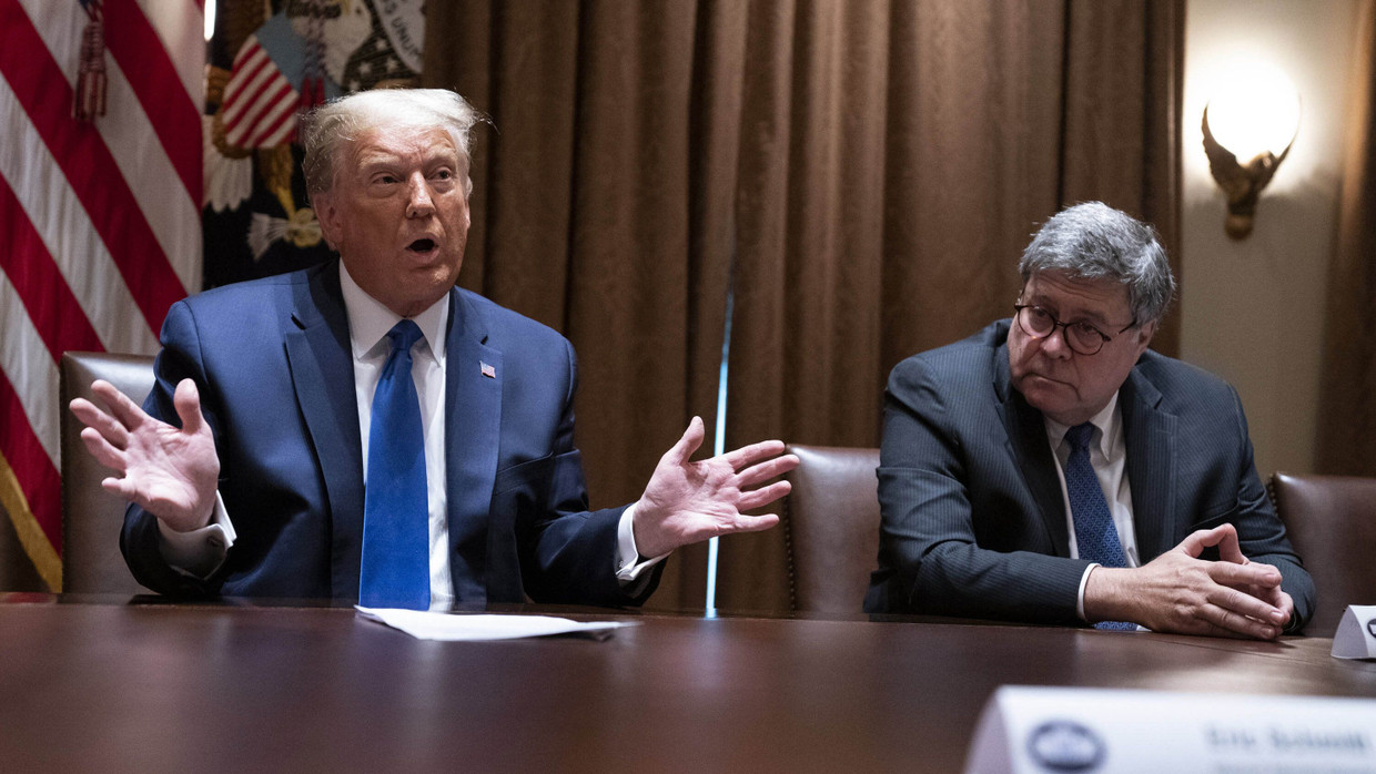 Ex-US-Justizminister Barr hält Trump für ungeeignet | FAZ