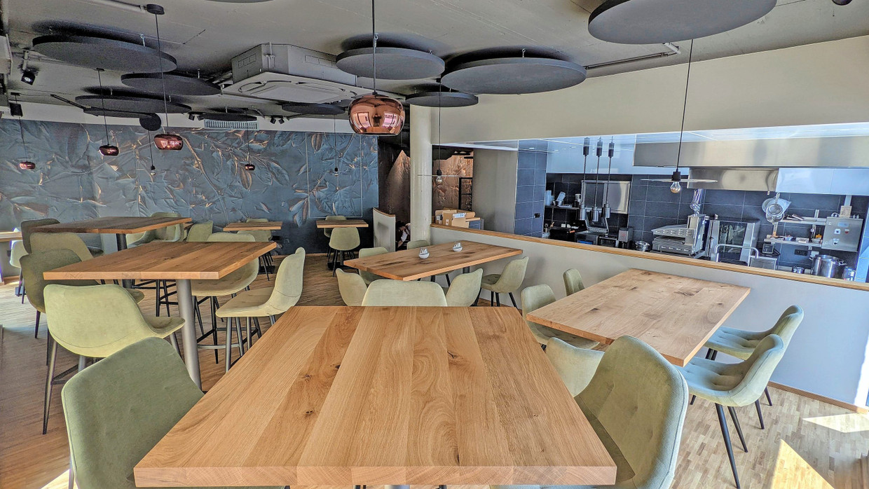 Neues Restaurant in Hofheim: Ausblick in die Küche