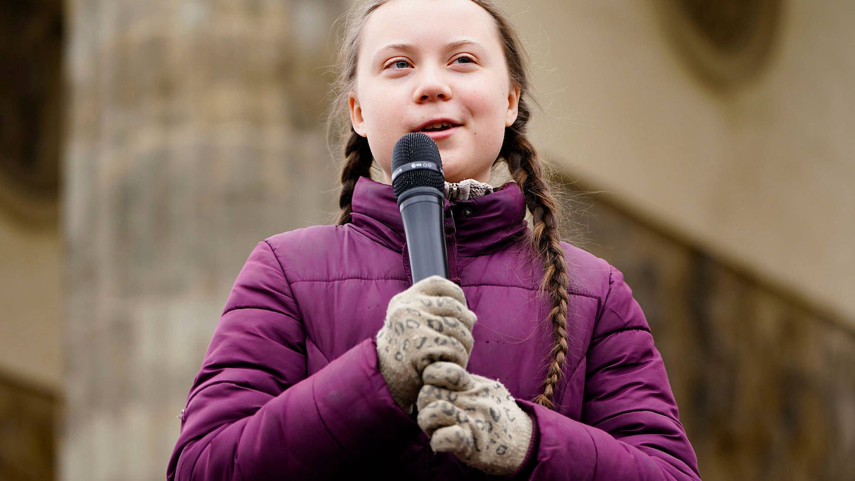 Greta Thunberg trifft Papst Franziskus bei einem Besuch in Rom