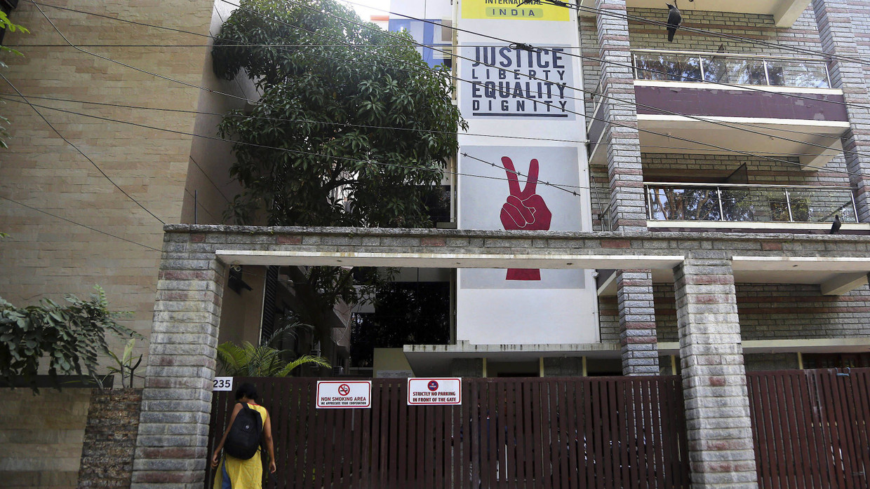 Indien sperrt Konten von Amnesty International