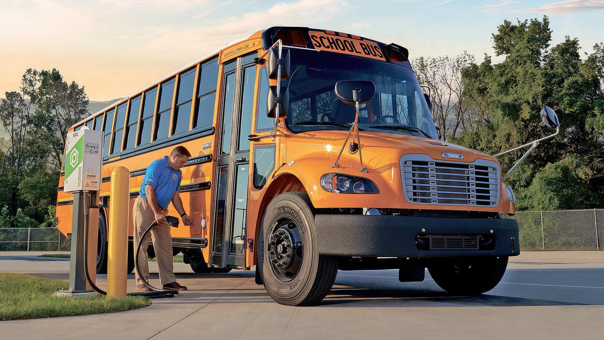 Elektrische Schulbusse in Amerika: Die größte Flotte der Welt | FAZ