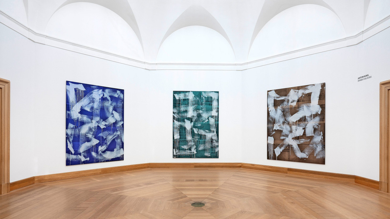 Anton Kokl im Museum Wiesbaden: Vor diesen Bildern muss man sich bewegen