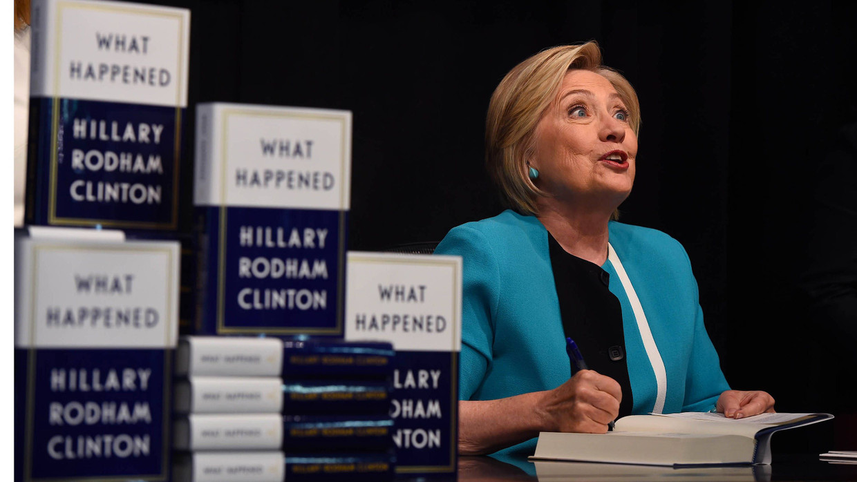Hillary Clinton stellt ihr neues Buch vor