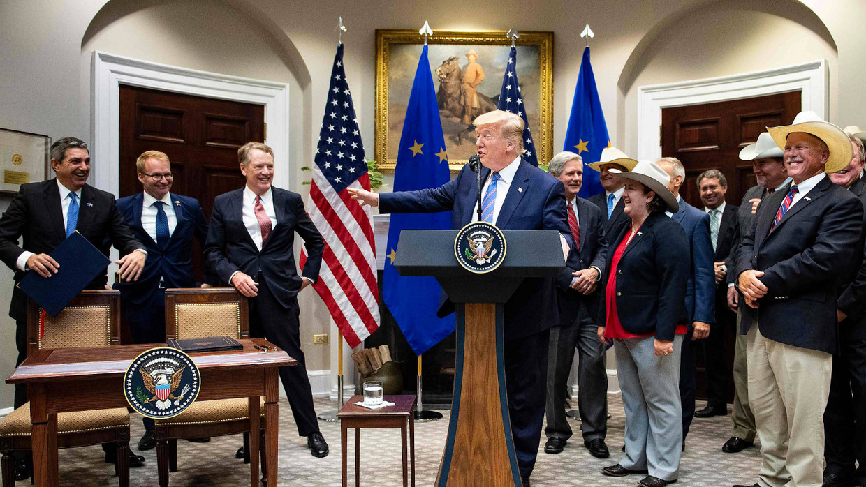 Trump trifft EU-Vertreter: Mehr amerikanisches Rindfleisch für Europa
