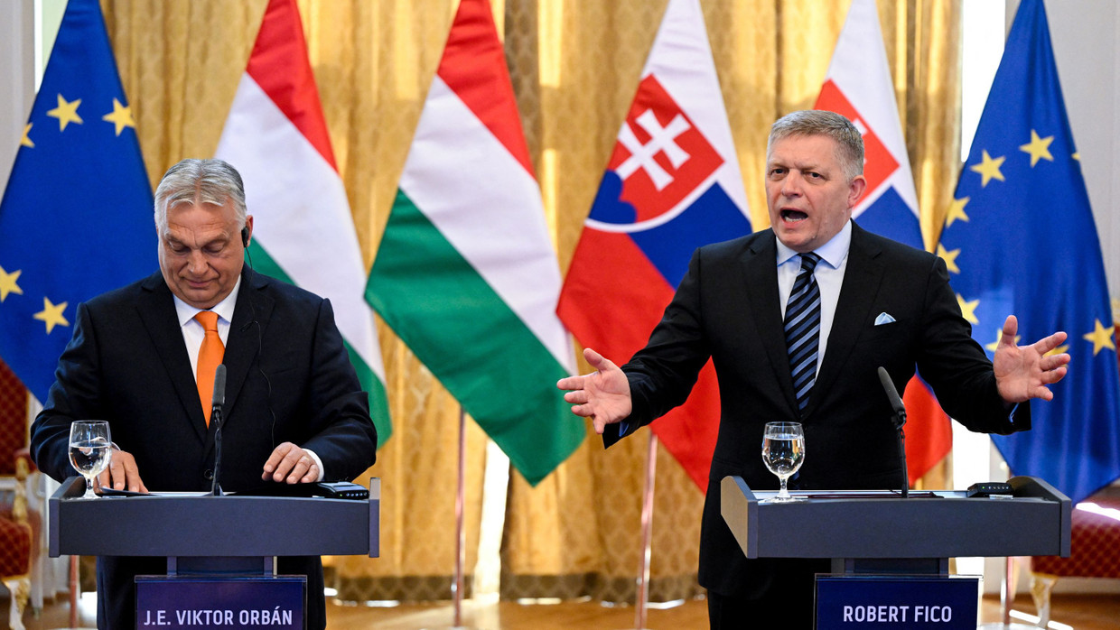Victor Orbán und Robert Fico: Die Feindbilder brachten sie zusammen