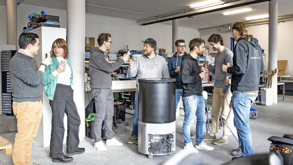 Magnotherm kühlt Kühlschränke mit Magneten