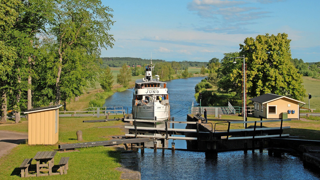 150 Jahre altes Passagierschiff: Unterwegs mit der MS Juno auf dem Göta ...