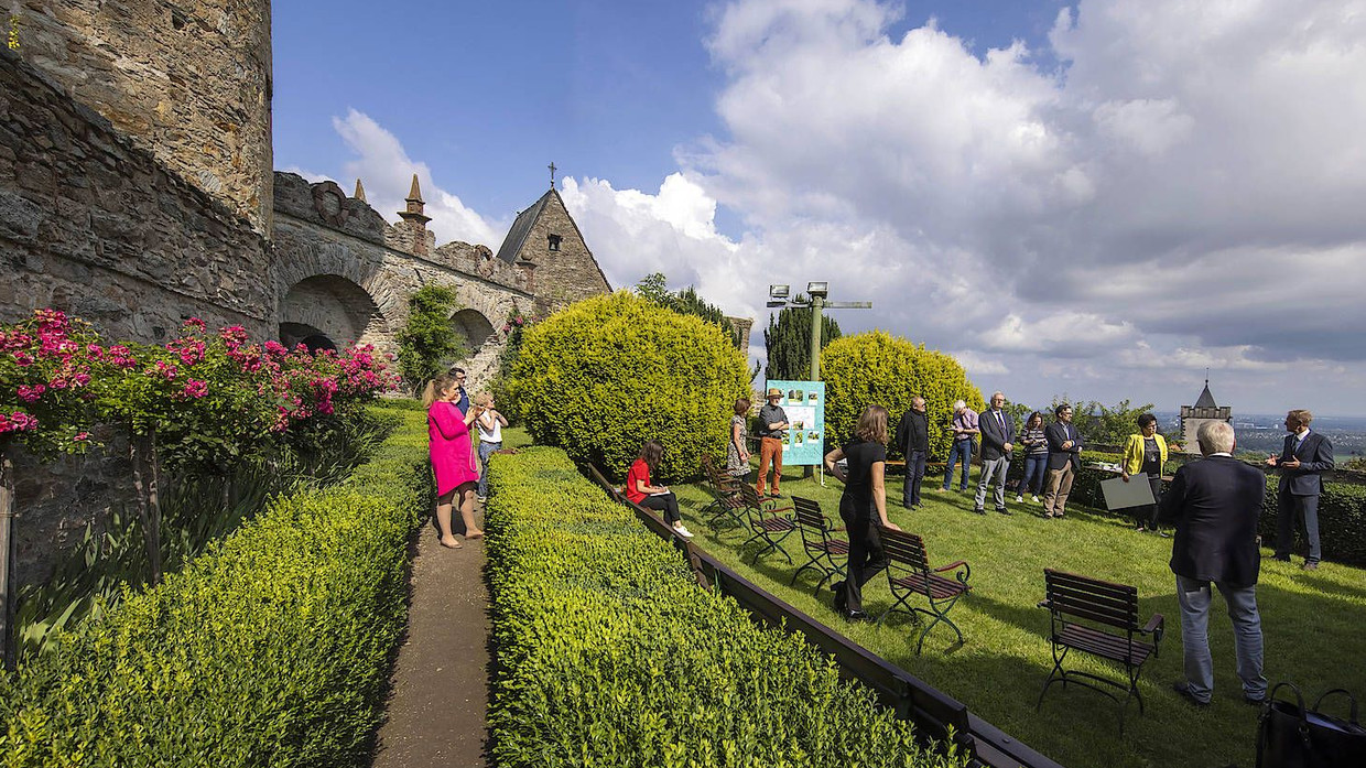 Burg in Kronberg: Der Prinzengarten wird restauriert