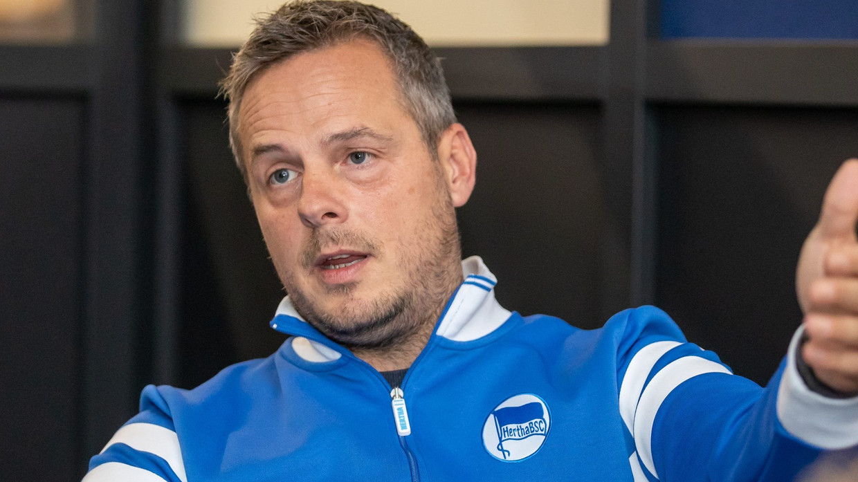 Hertha BSC-Präsident Kay Bernstein vergleicht sich mit Robert Habeck
